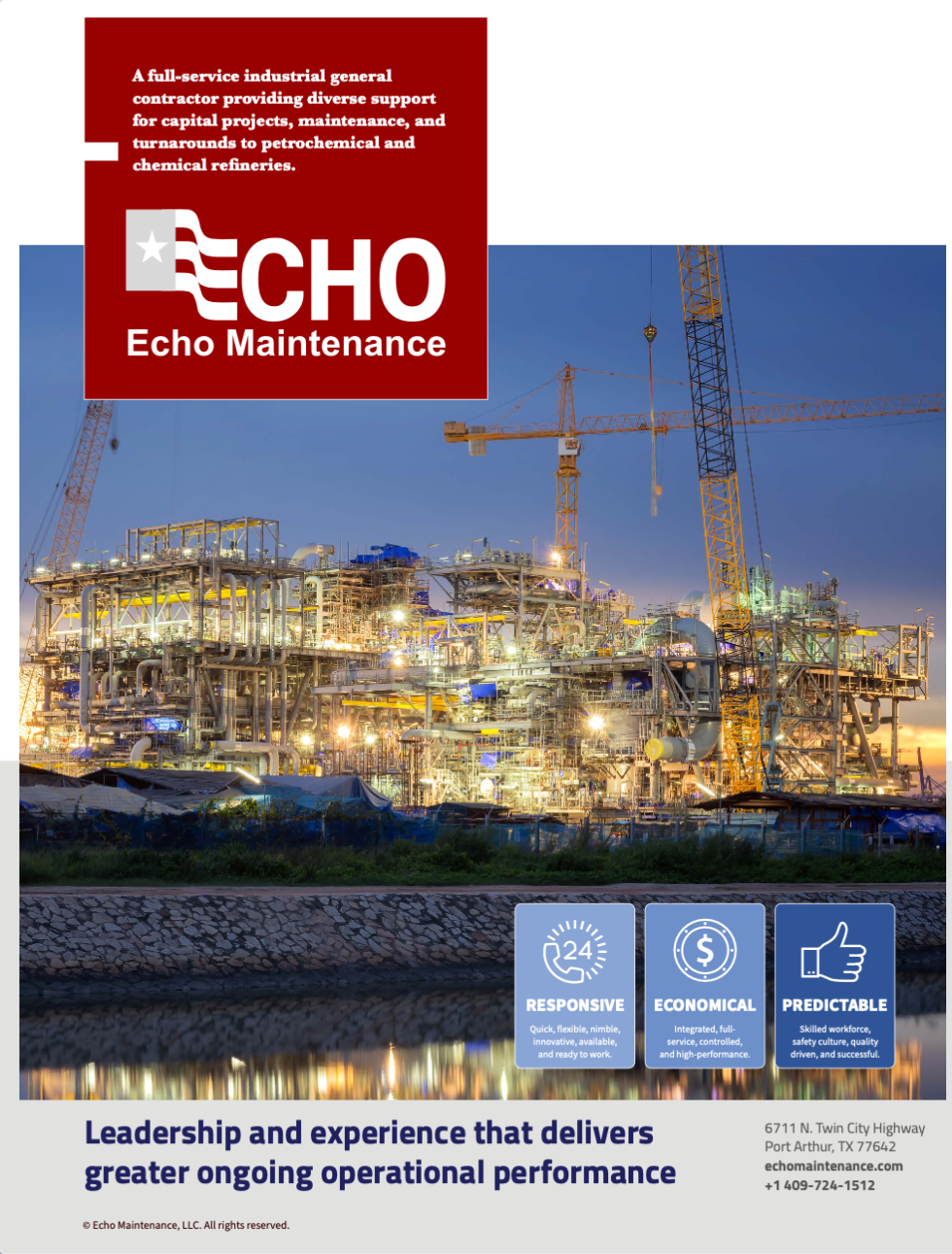Echo Maintenance | Leader in Construction, Turnaround, and Maintenance ...